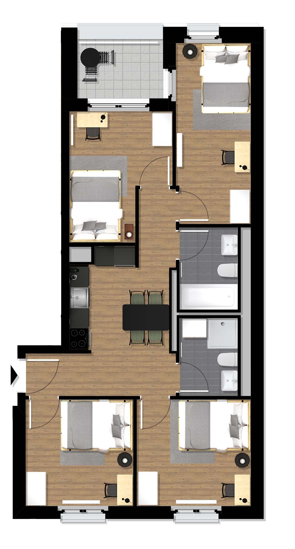 Private Room for Rent in Frankfurt, Germany | Habyt